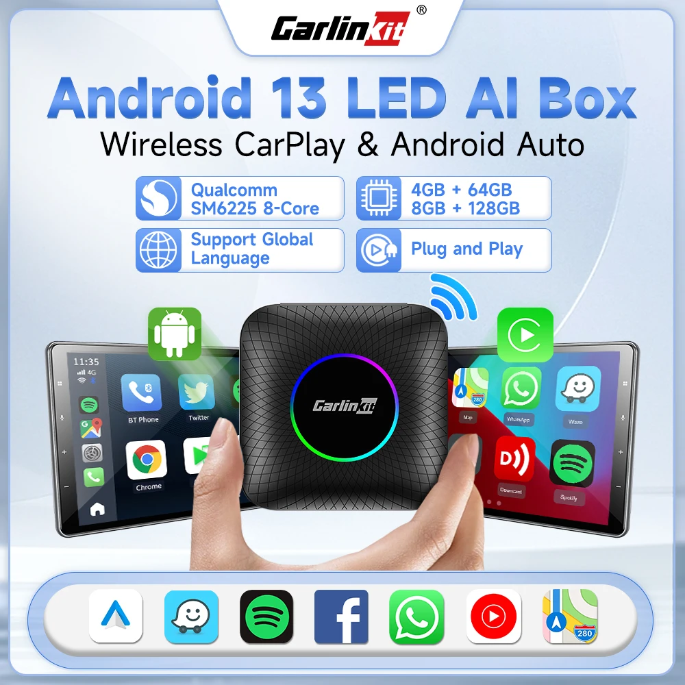 CarlinKit-CarPlay-TV-Box-Android-Auto-Wireless-Carplay-Adapter-Android-13-SM6225-8-128G-Smart ...