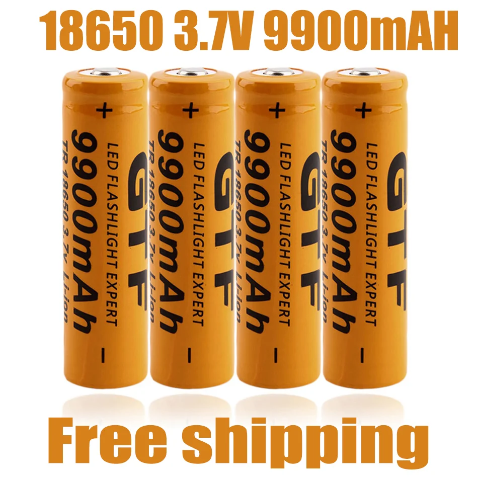 18650 Battery High Quality 9900mAh 3.7V 18650 Li-ion Batteries ...