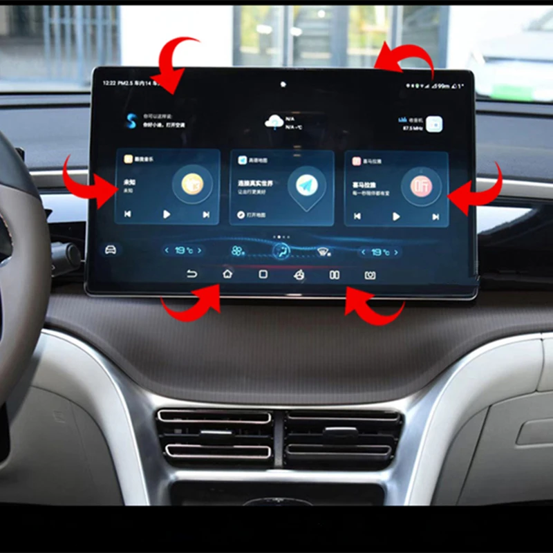 For-BYD-Yuan-Plus-Atto3-Car-Accessories-4-Directions-Stand-Screen ...