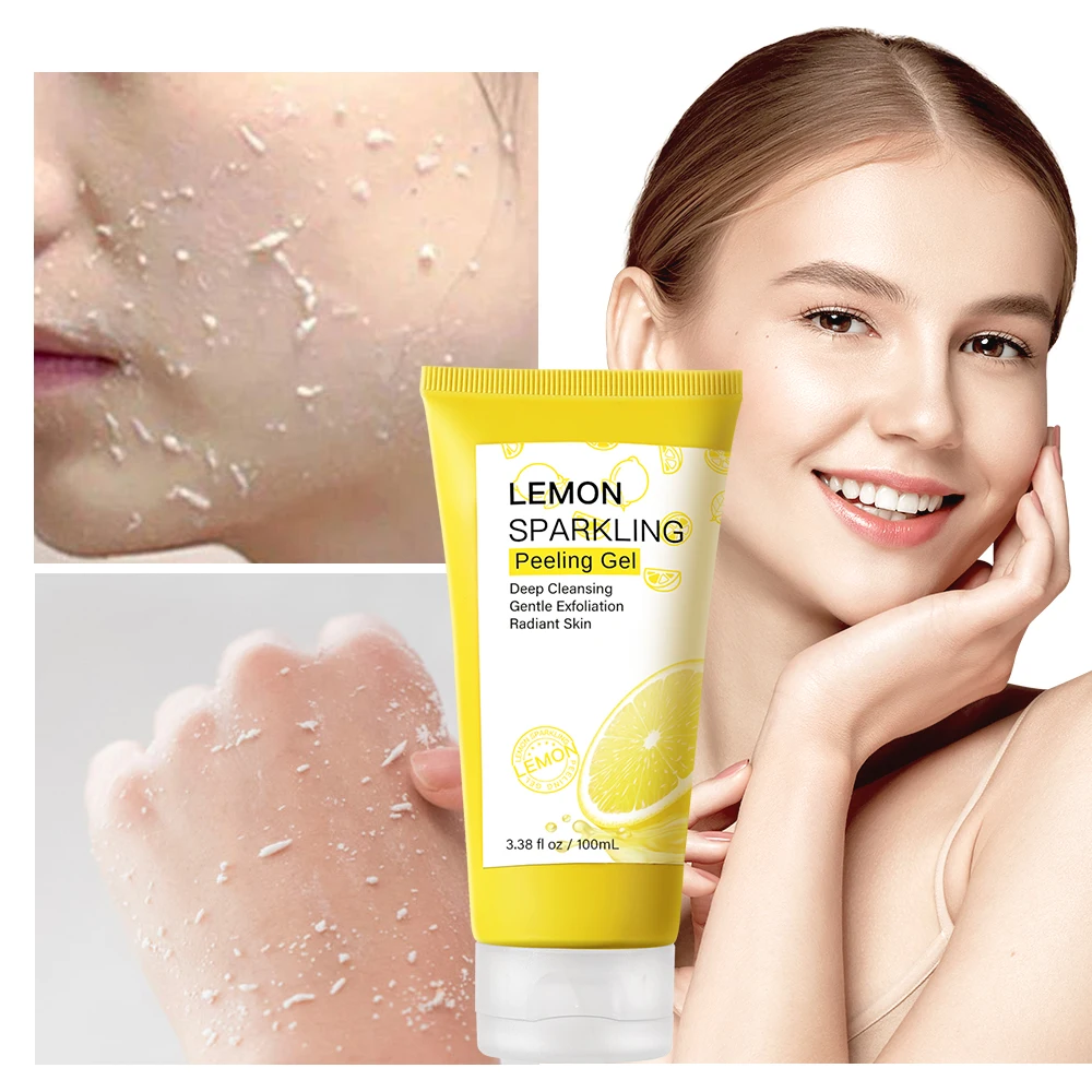 Skin-Care-Lemon-Sparkling-Peeling-face-wash-Dead-skin-removal-Sebum ...