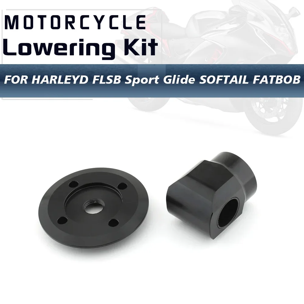 Motorcycle-Rear-Shock-Suspension-Lowering-Kit-FOR-HARLEY-FLSB-Sport ...