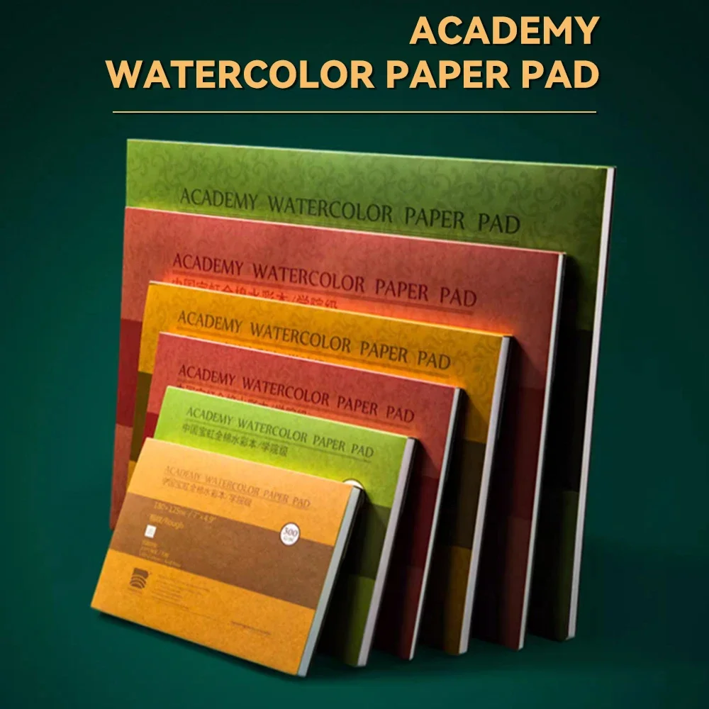 100-Cotton-Watercolor-Paper-Sealing-Pad-32K-16K-20Sheets-300gsm ...