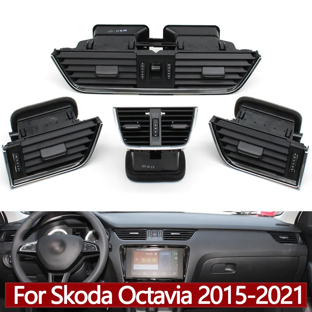 Car-Dashboard-Front-Rear-AC-Vent-Grille-Outlet-Assembly-For-Skoda ...