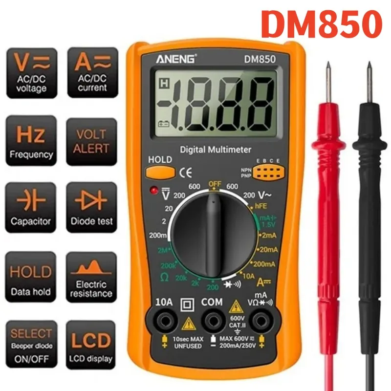 1pc-LCD-Display-Digital-Multimeter-AC-DC-Voltage-Meter-Amperemeter ...