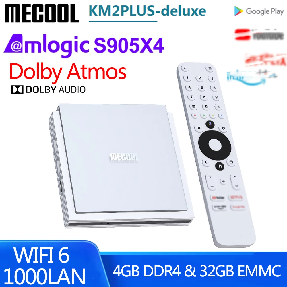 Mecool-Dispositivo-de-TV-inteligente-KM2-Plus-decodificador-con-Android ...