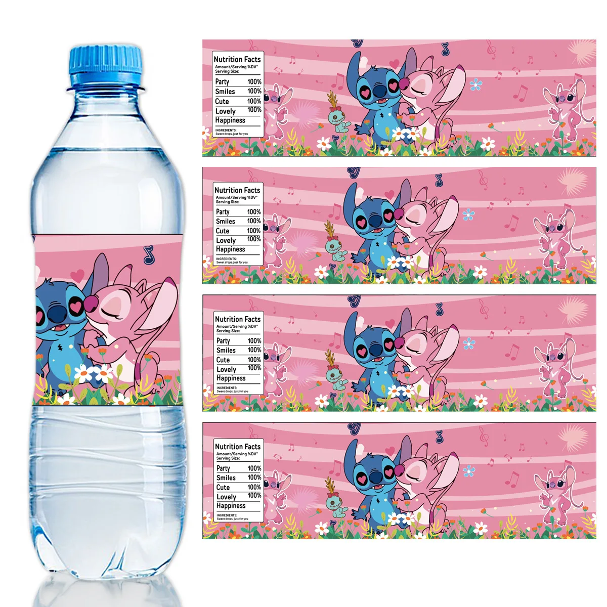 10pcs-Lilo-and-Stitch-Water-Bottle-Label-Birthday-Decoration-Party ...