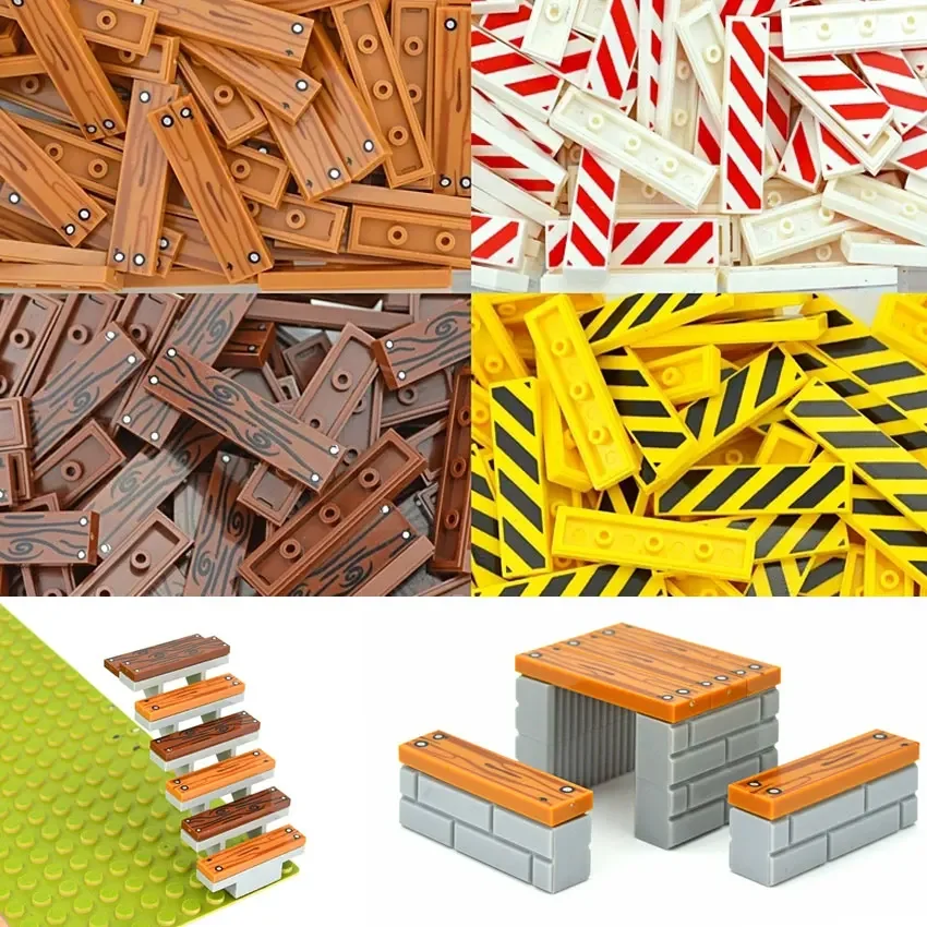 MOC-Tile-Smooth-Printed-1x1-1x4-1x6-2x2-Assemble-Particles-2431-3068 ...