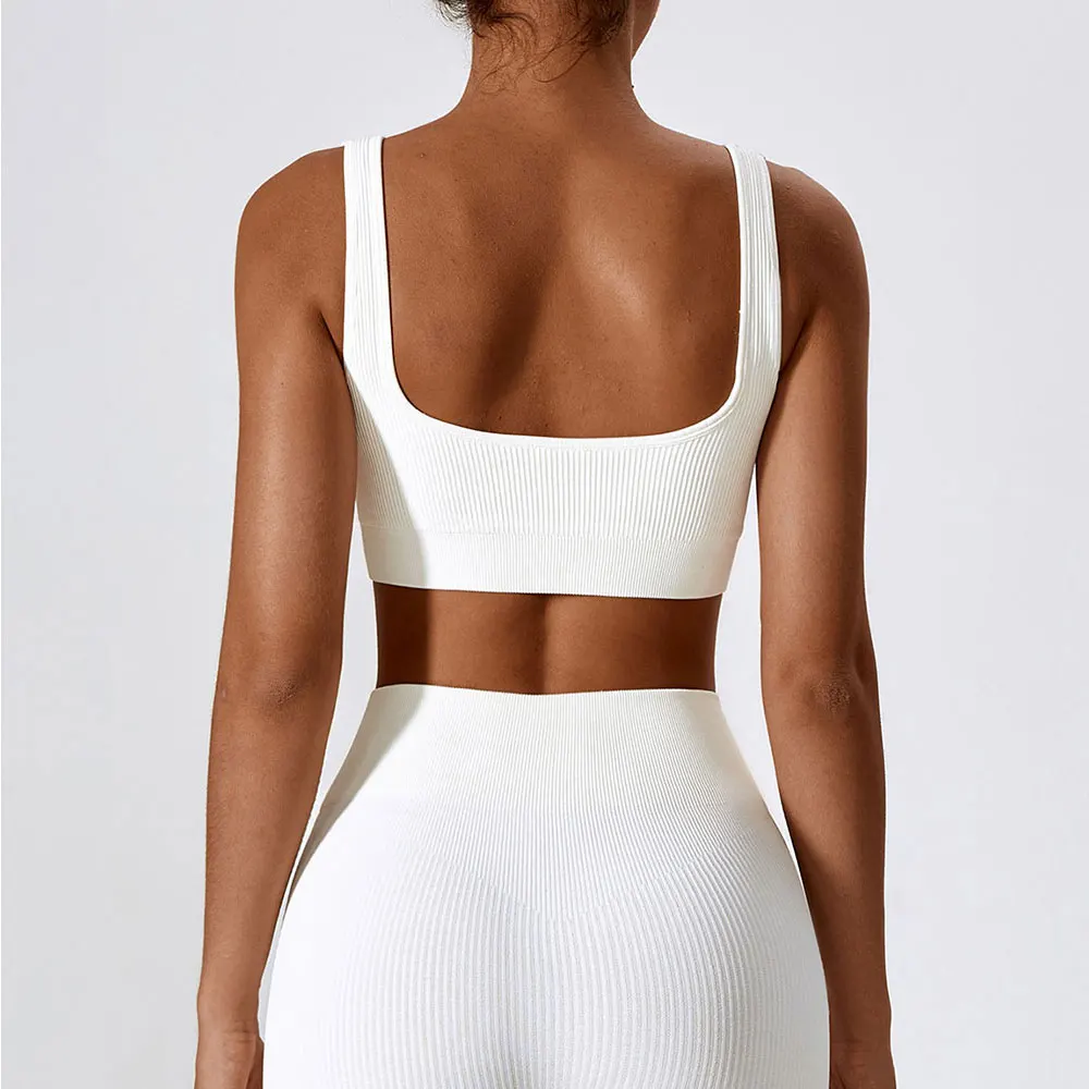 Women-Yoga-Vest-Gym-Sports-Crop-Tops-Seamless-Streetwear-Rib-Knit-Fitness-Running-Vest-Workout ...