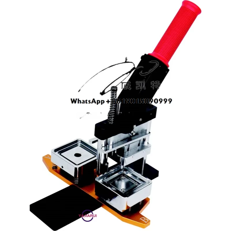 50*50Mm Square Hand Press Fridge Magnet Making Machine Custom Photo ...