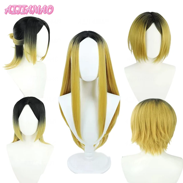 Anime Haikyuu!! Female Nekoma Kenma Kozume Cosplay Wig 40cm, 52% OFF