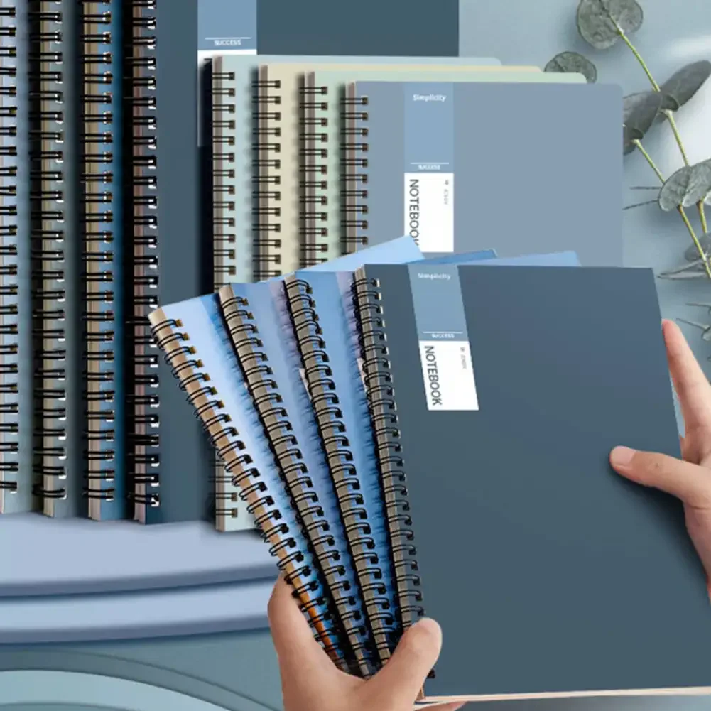 Cuaderno-de-espiral-Vintage-A5-B5-40-80-hojas-diario-de-notas-cuaderno ...