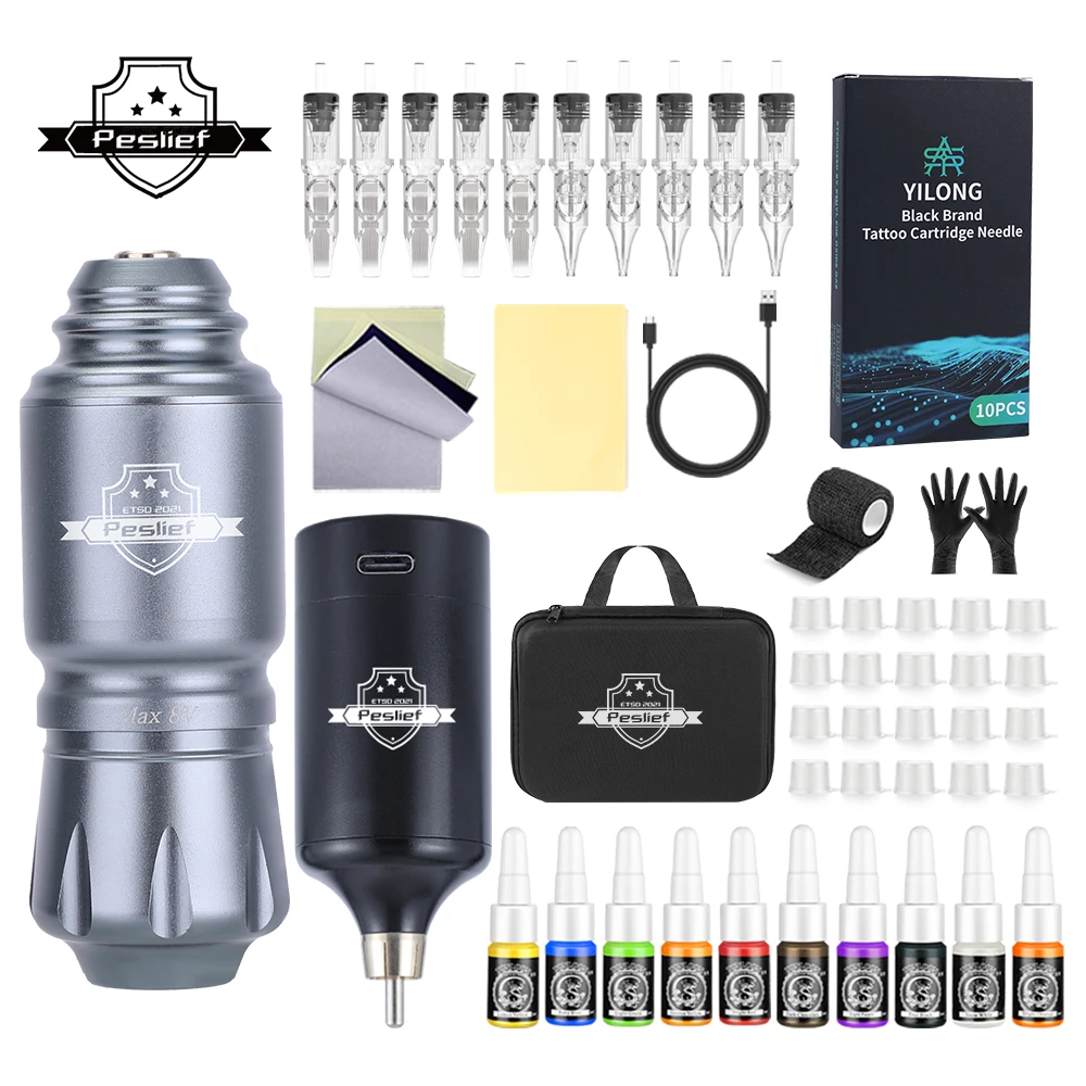 Professional-Tattoo-Kit-Wireless-Rocket-Tattoo-Kit-Complete-Secant-Fog ...