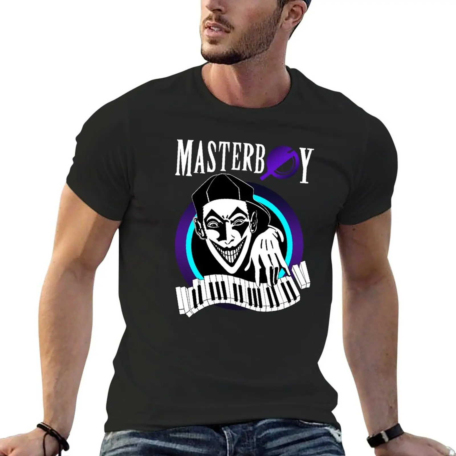 Masterboy-Dance-90-s-blue-purple-collector-s-edition-T-Shirt-customs ...