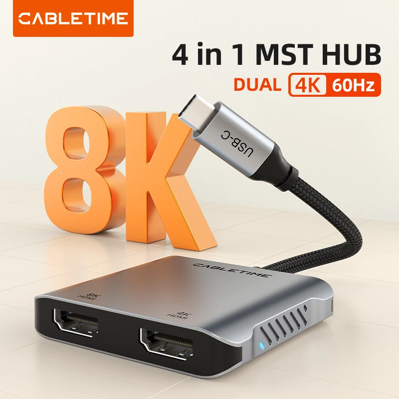 CABLETIME-4-in-1-8K-USB-C-to-Dual-HDMI-HUB-MST-Displayport-4K-60Hz-Dual.jpg