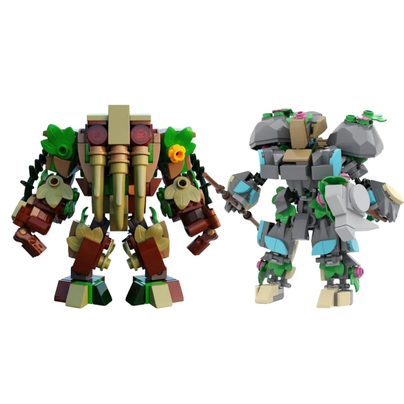 MarvelIIed-Man-Thing-Ted-Building-Blocks-Forest-Guardian-Werewolf-DIY ...