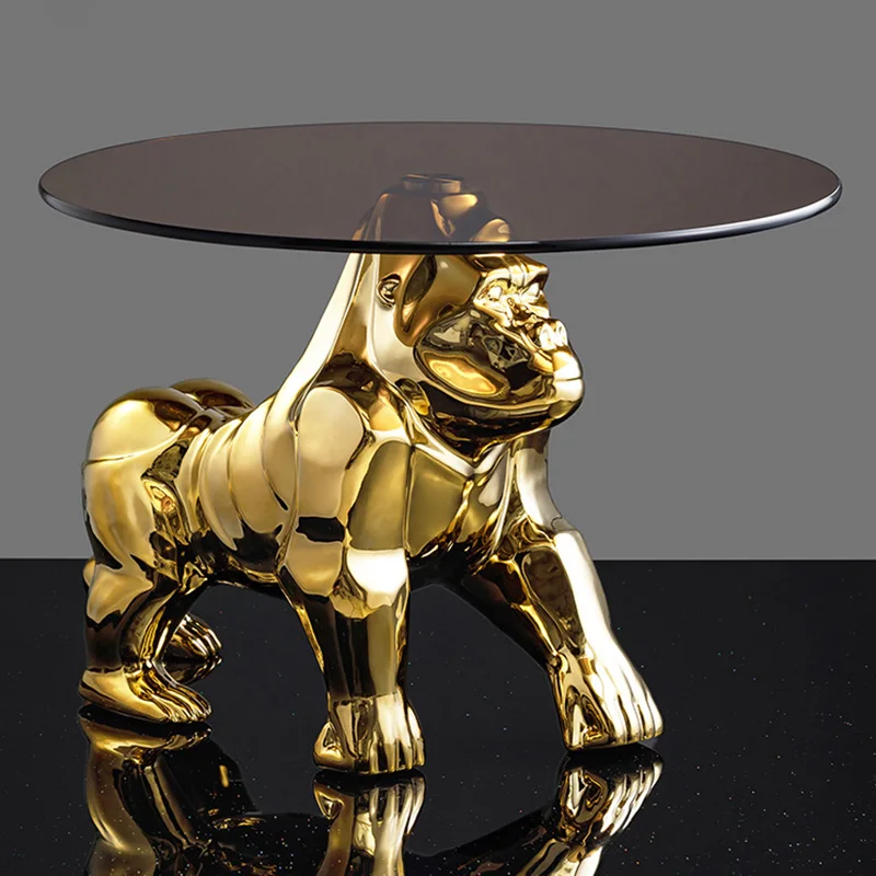 Creative-Coffee-Table-Octopus-Gorilla-Glass-Table-Design-Light-Luxury ...