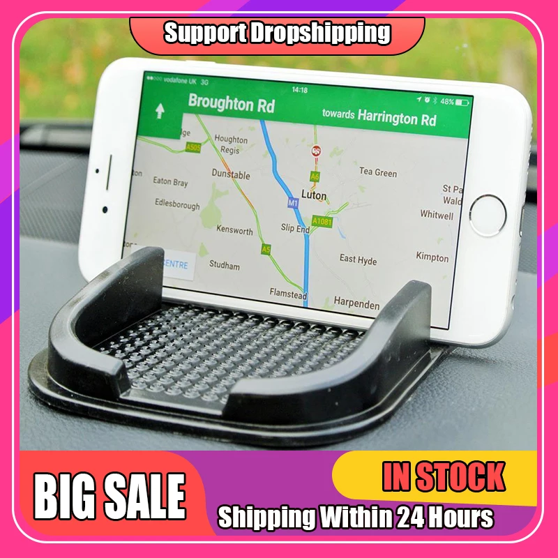 Car Mobile Phone Holder Non Slip Dashboard Mat Anti Skid Grip Mount for ...