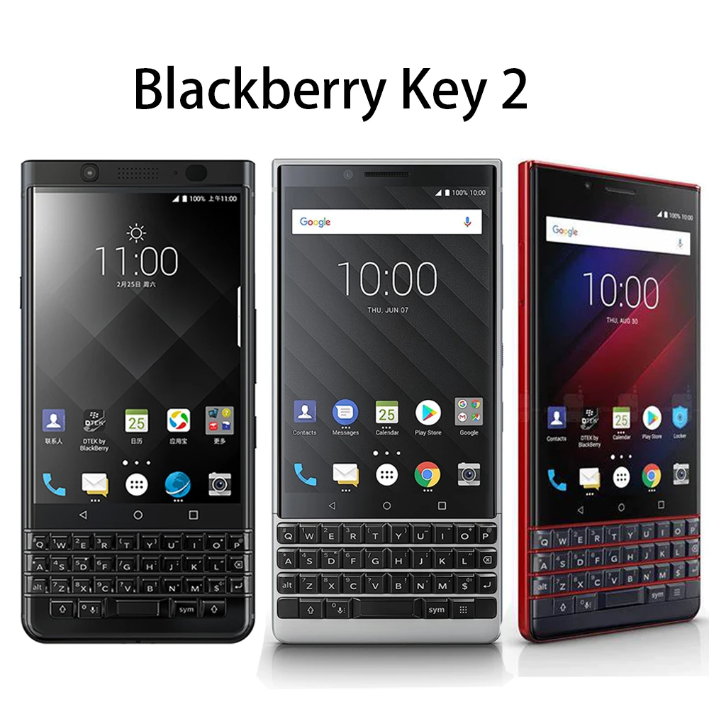 Original-Unlocked-BlackBerry-KEY2-4G-LTE-Mobile-Phone-4-5-64GB-128GB ...