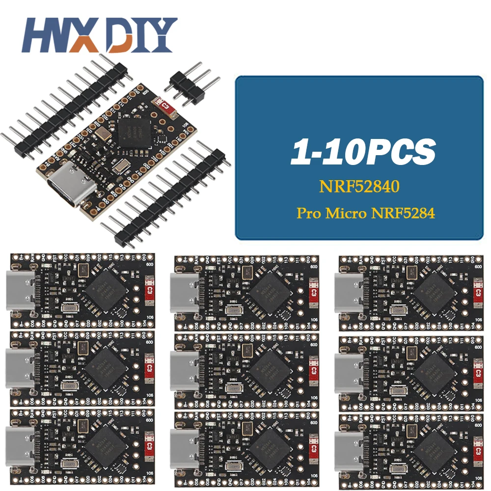 1/5/10 Uds Nano V2.0 Bluetooth gestión de carga Pro Micro NRF52840 ...