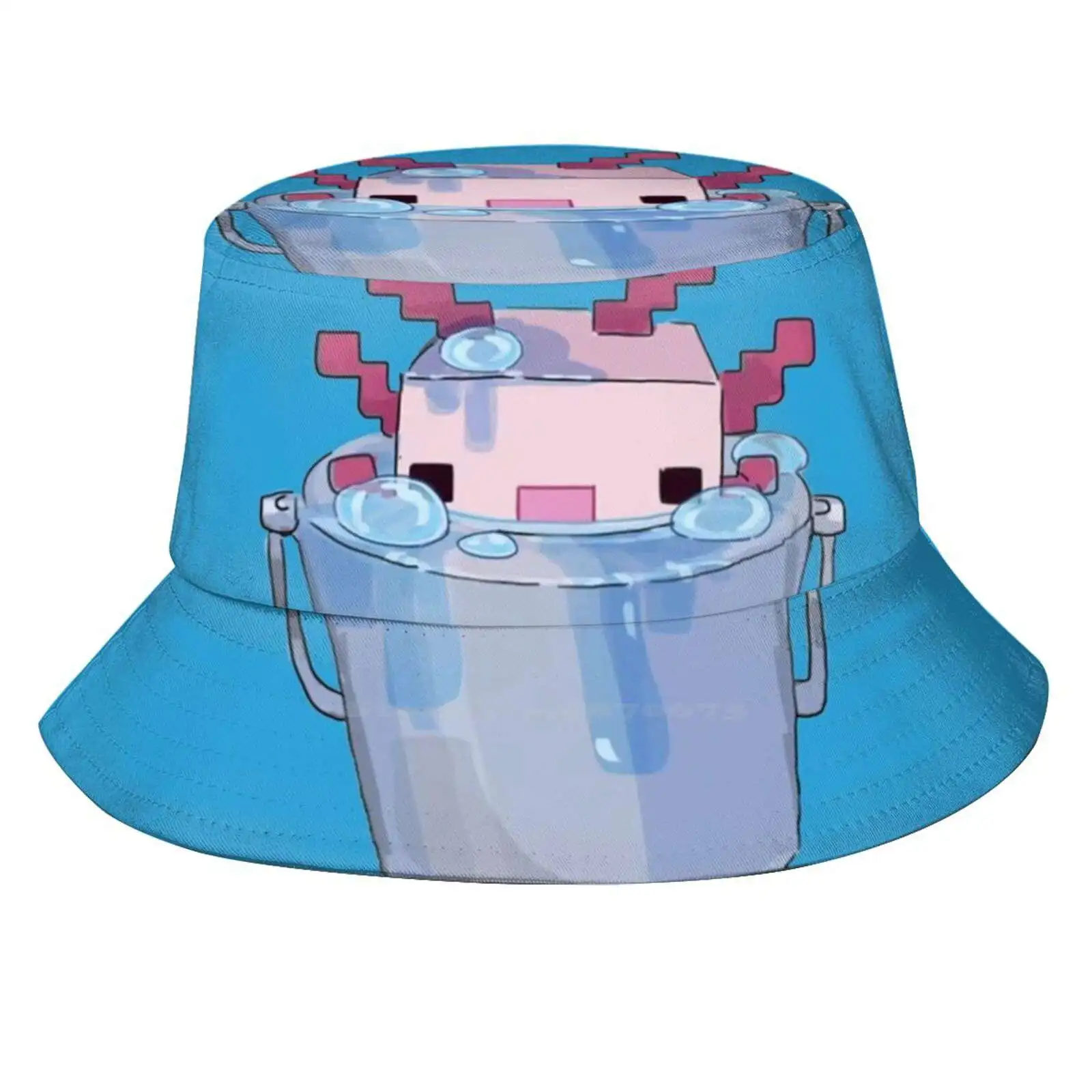 Chap-u-De-Balde-Axoll-Dobr-vel-Animal-Bee-Item-Diamond-Laranja-Rosa ...