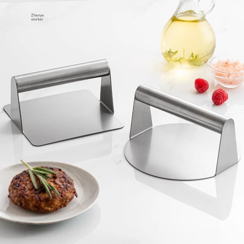 430-Stainless-Steel-Manual-Burger-Press-Steak-Potato-Cakes-Modern ...