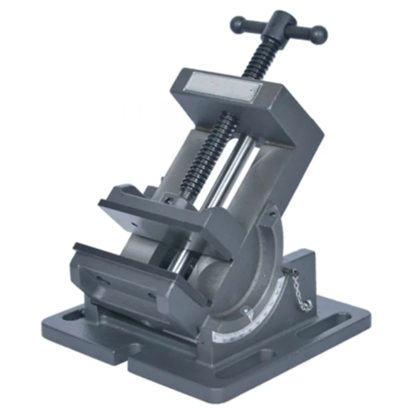 3"/4" Precision Milling Machine Vise Tilting Guide Rod Angle Flat-nose ...