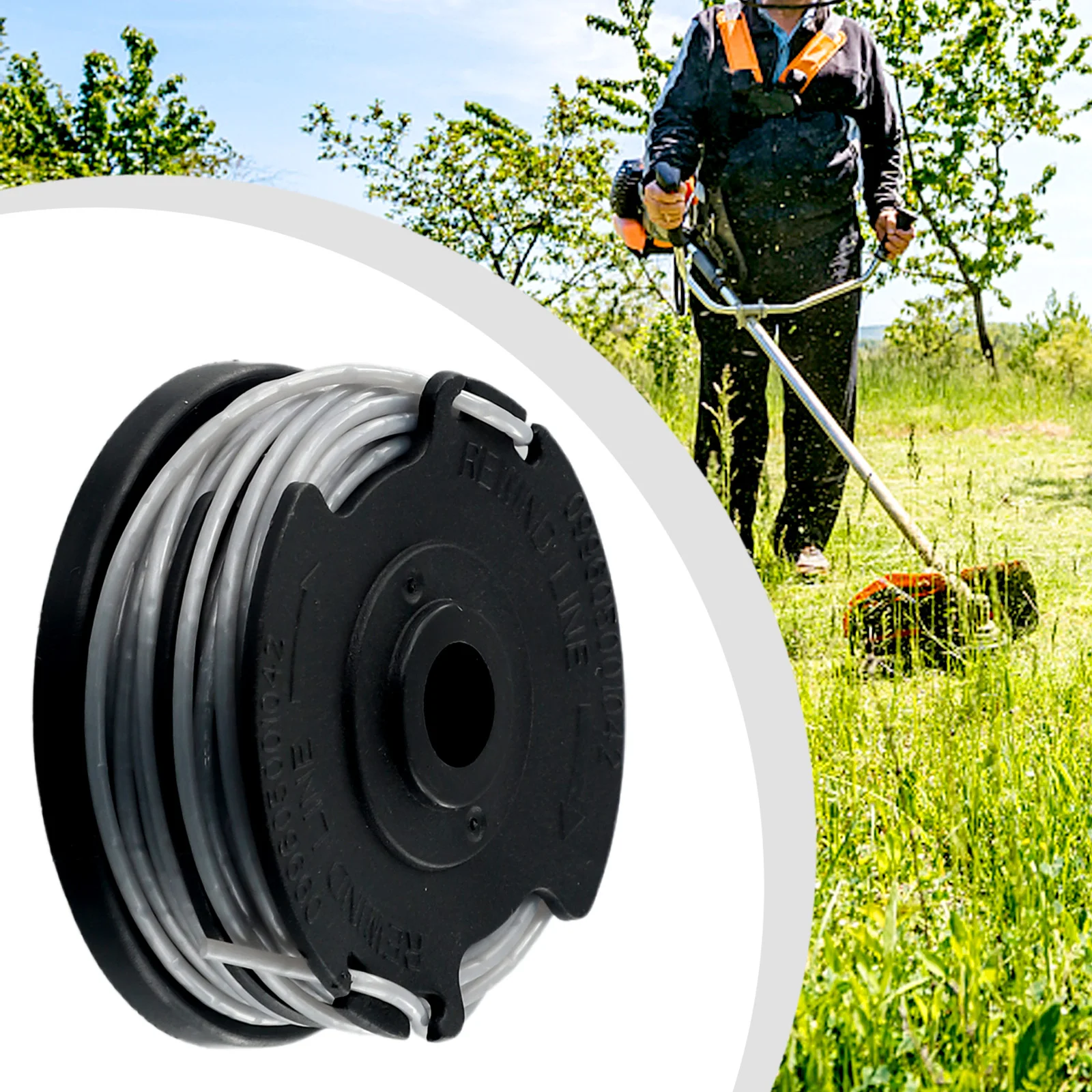 1pcs Lawn Mower Reel For Trimmer Replacement 6m Reel For Bosch ART 24 ...