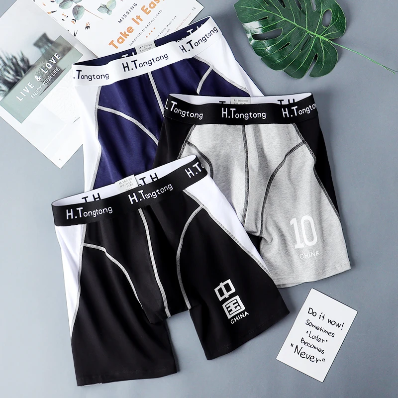 Men-s-Underwear-Boxers-Cotton-Fabric-Trend-Personality-Sports-Running ...