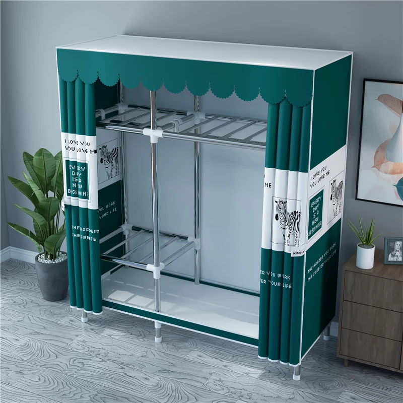 123x45x170cm-Bedroom-Portable-Foldable-Cloth-Wardrobe-Organizer-Clothes ...