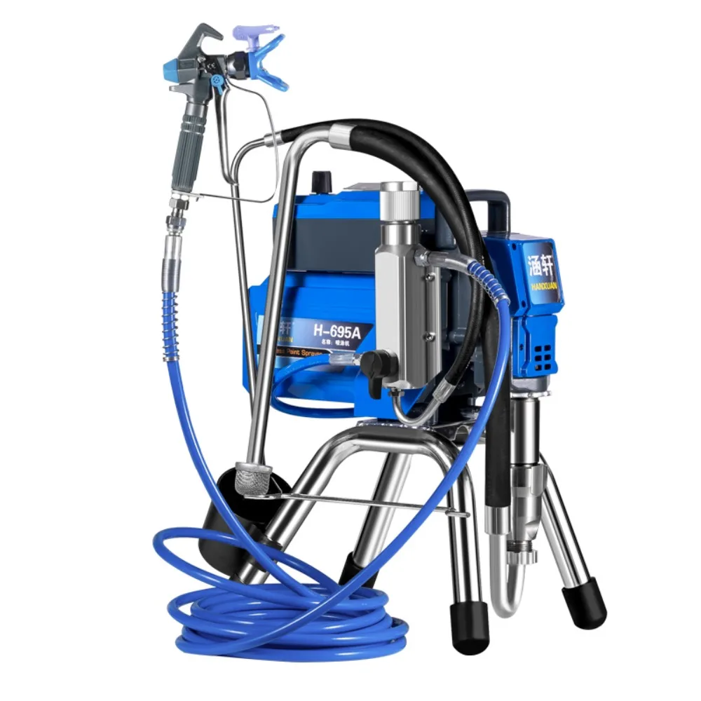 695A High Voltage Electric Plunger Airless Spray Painting Machine ...