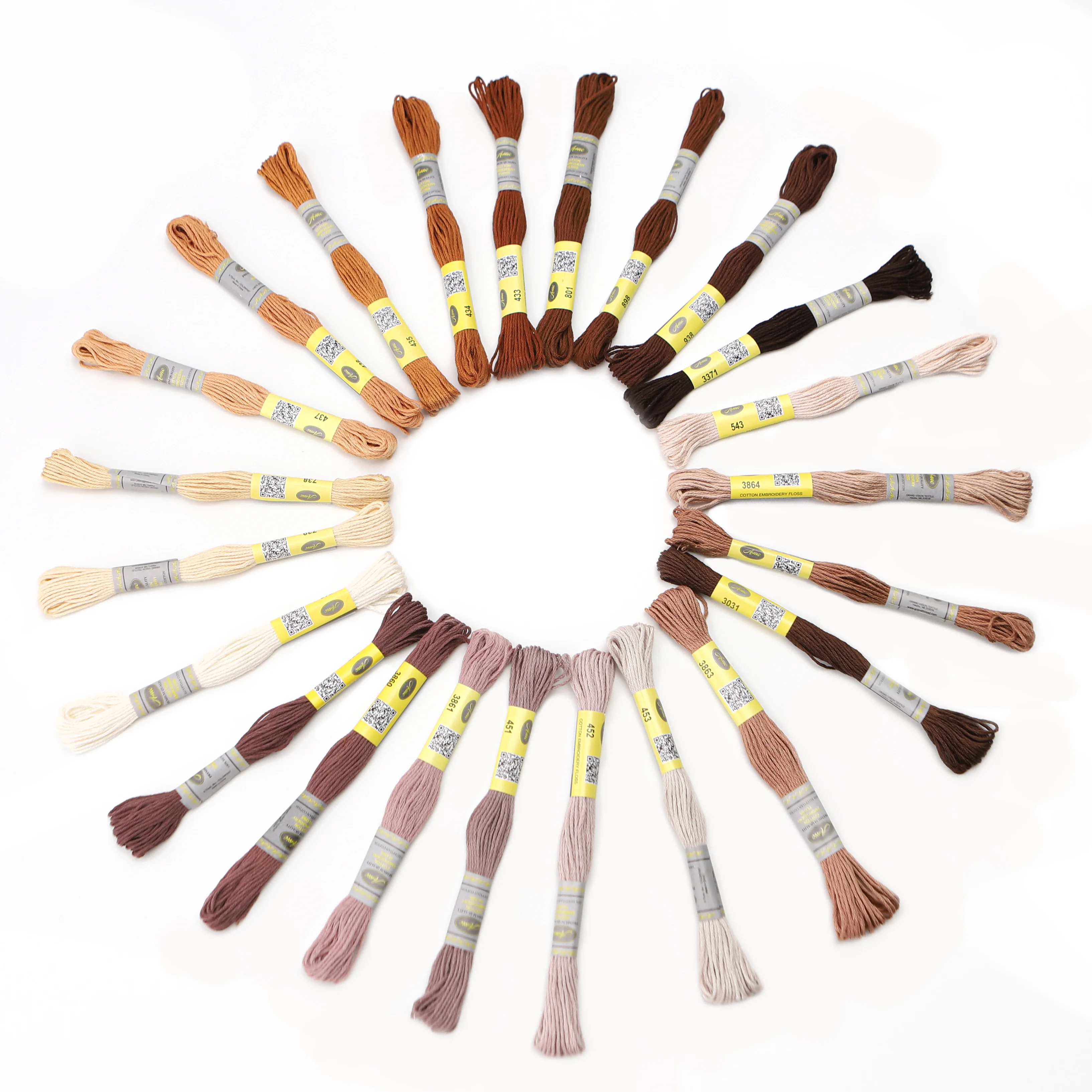 17Th DMC Chart Column 12 Skeins 8.7 Yards Double Mercerized Cotton ...