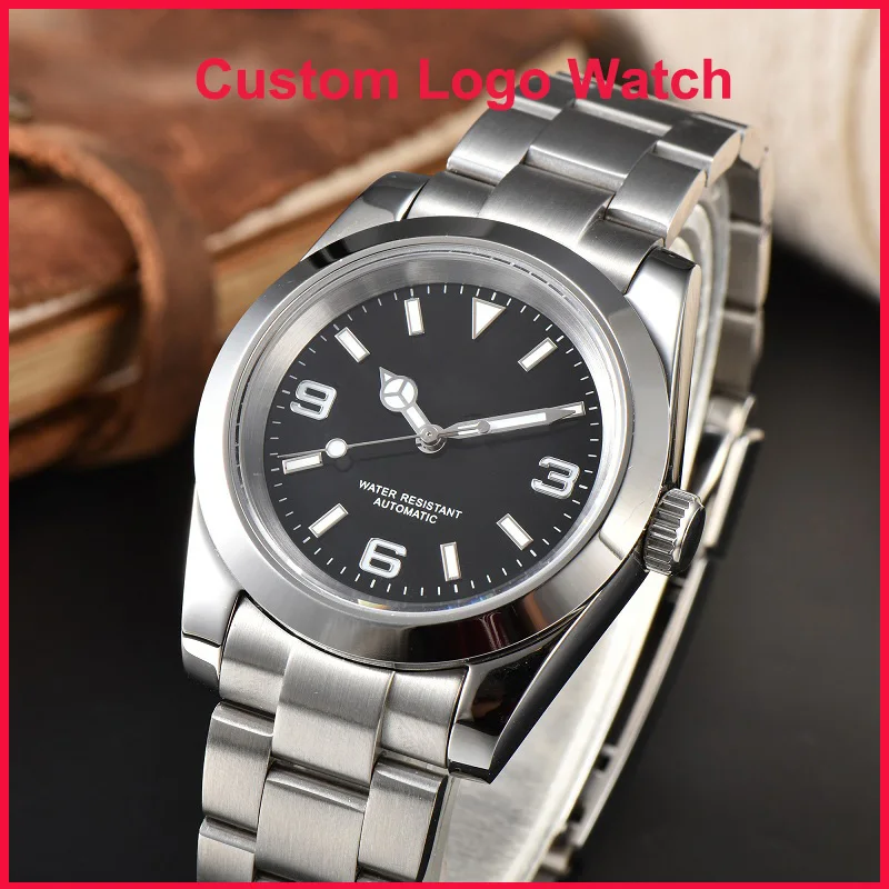 39mm-Custom-S-Logo-Watch-For-Men-Explorer-Type-Design-Automatic-Luxury ...