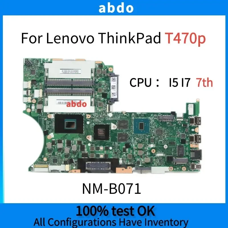 GPU-NM-B071-Motherboard-For-Lenovo-ThinkPad-T470P-Laptop-Motherboard ...