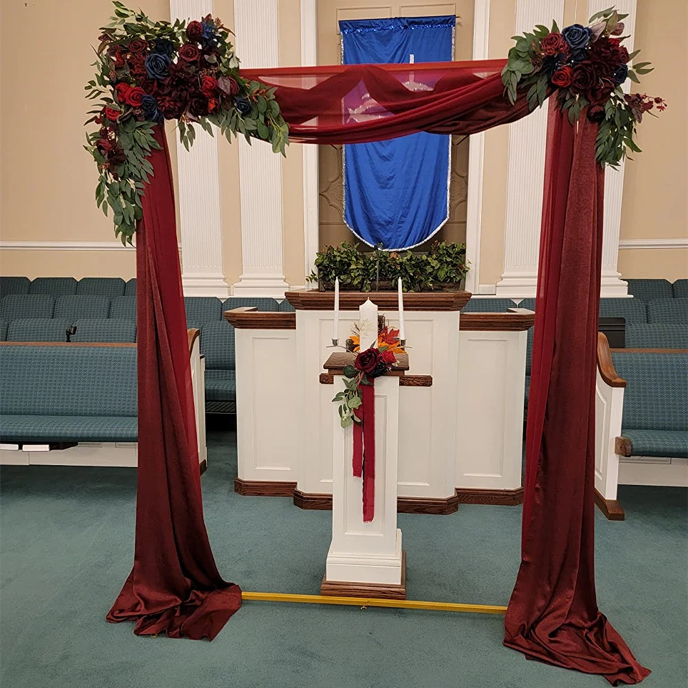 2.5x2.5m Metal Square Arch Wedding Garden Party Backdrop Frame Flower ...