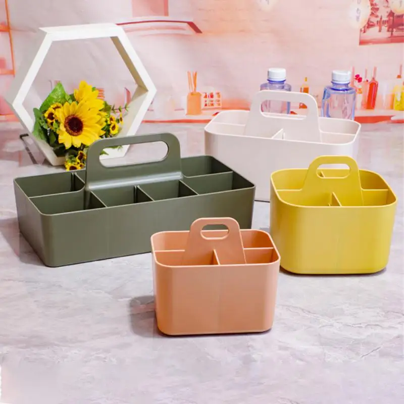 Multi-Grid-Stationery-Basket-Desktop-Cosmetics-Storage-Divided ...