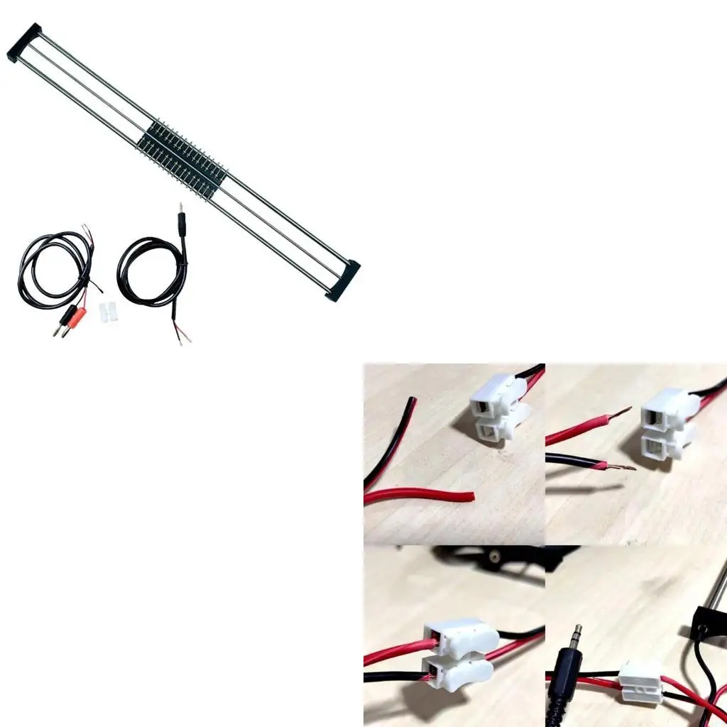 50cm 1 Ho Scale Train Track Bearing with 8 Rollers for Model Railway ...