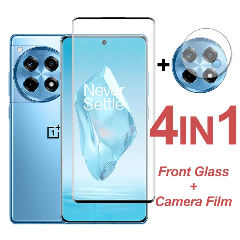Full Cover Tempered Glass For Oneplus 12R Screen Protector On Oneplus ...