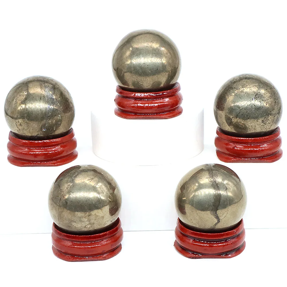 30mm-Iron-Pyrite-Ball-Natural-Stone-Carved-Reiki-Healing-Crystal-Energy ...