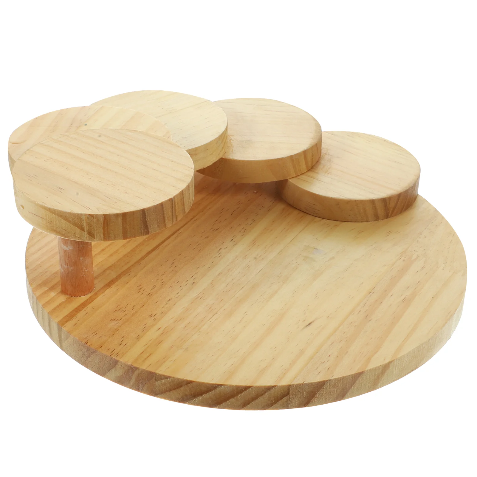 Sushi-Board-Platters-Stair-Trays-Rotating-Plate-Wood-Appetizer-Plates ...