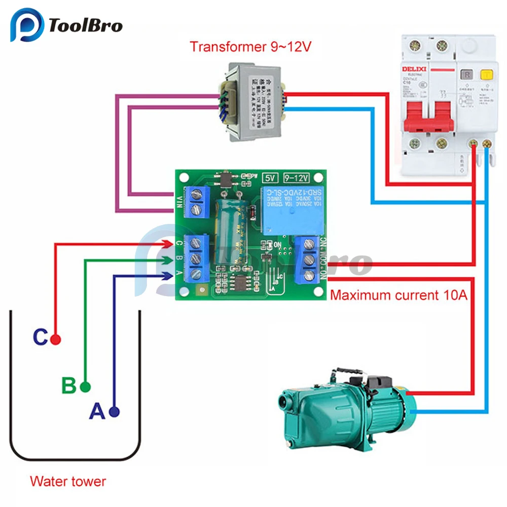 DC-5V-12V-Automatic-Water-Level-Controller-Module-Liquid-Sensor-Switch ...