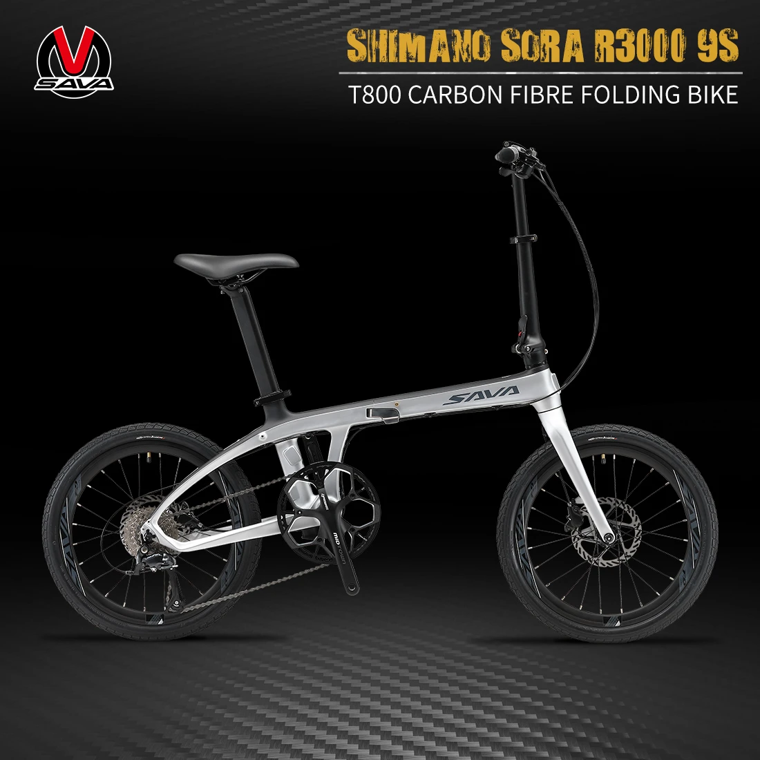 Sava Carbon Fiber Folding Bicycle 22 Speed /20 Speed /9 Speed With 105 ...