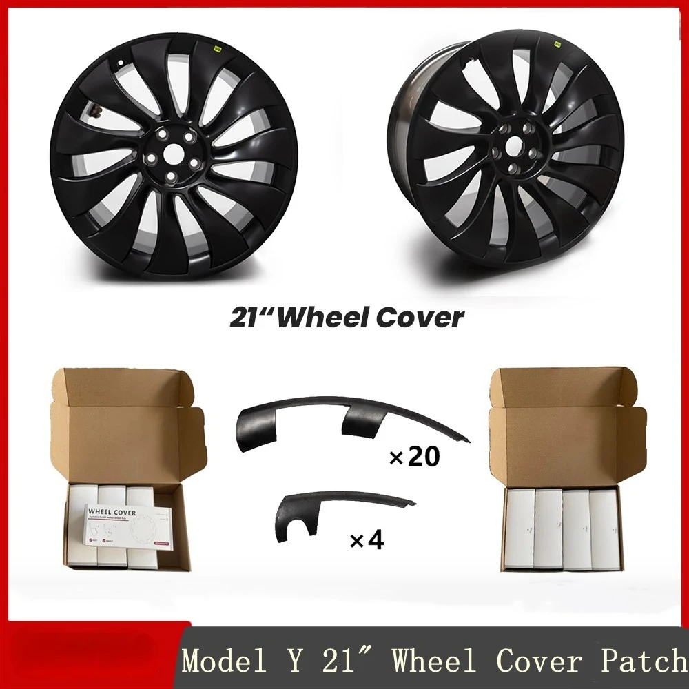 21 Inch Wheel Cover Rim Patch For Tesla Model Y 2021-2024 21 ...