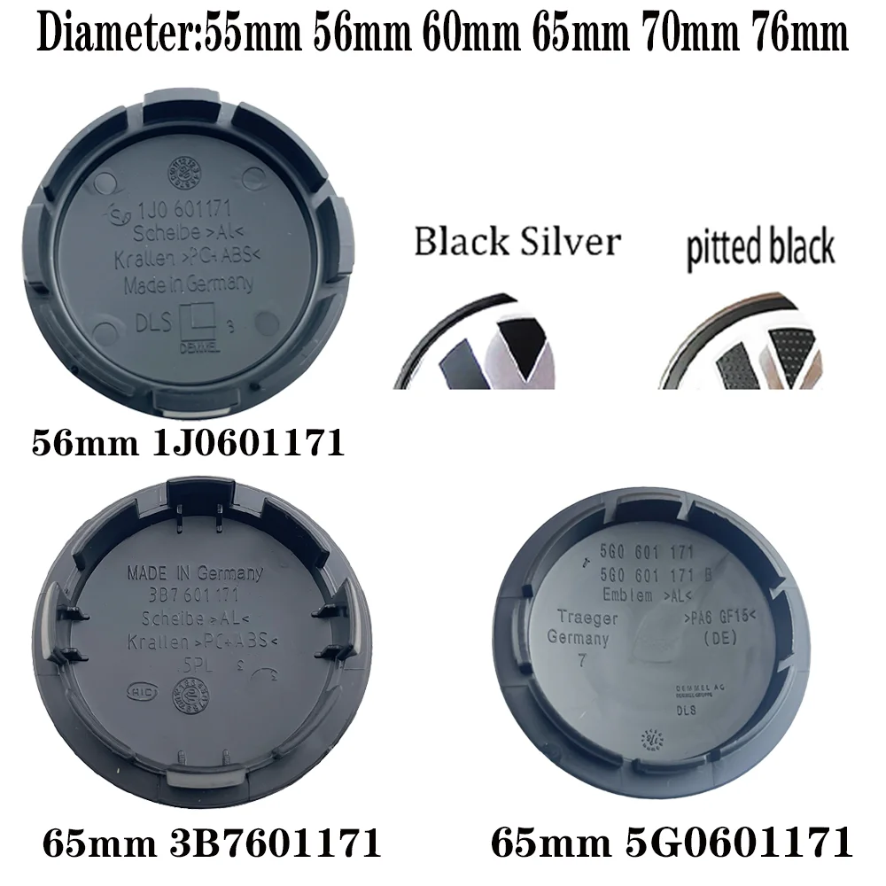 Estilo-de-carro-Wheel-Center-Caps-Hub-Covers-Badge-Acess-rios-VW-Jetta ...