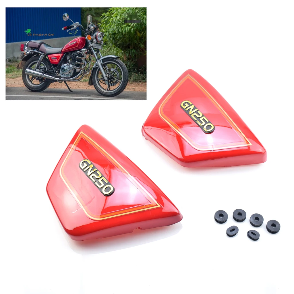 Motorcycle-Frame-Side-Covers-Panels-Right-Left-1-PAIR-for-SUZUKI-GN-250 ...