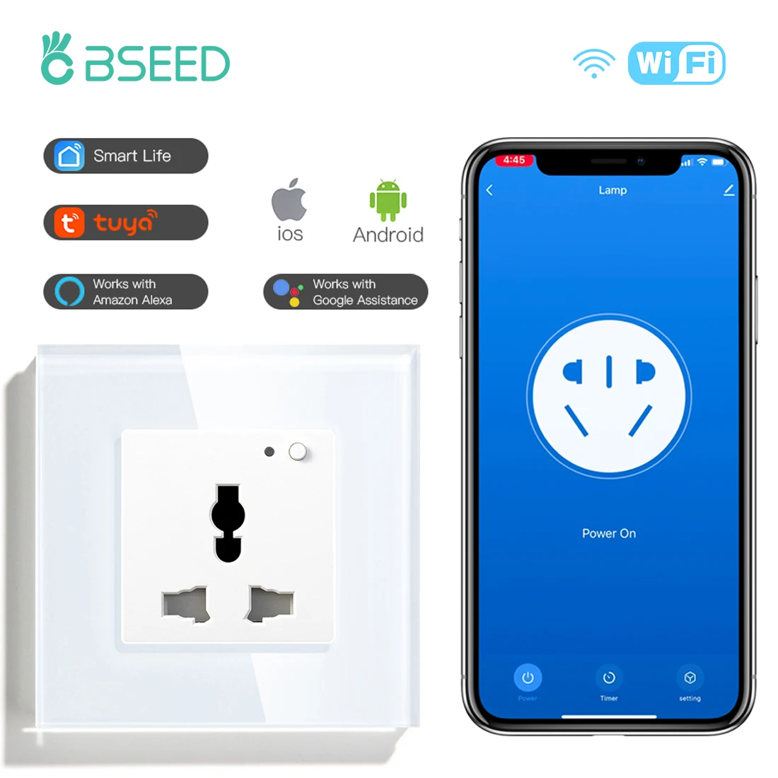 BSEED-Wifi-Multi-Function-Socket-Smart-Universal-Power-Socket-Wall ...