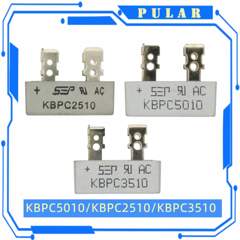 1PCS KBPC5010 50A 1000V/KBPC2510 25A 1000V/KBPC3510 35A 1000V Diode ...