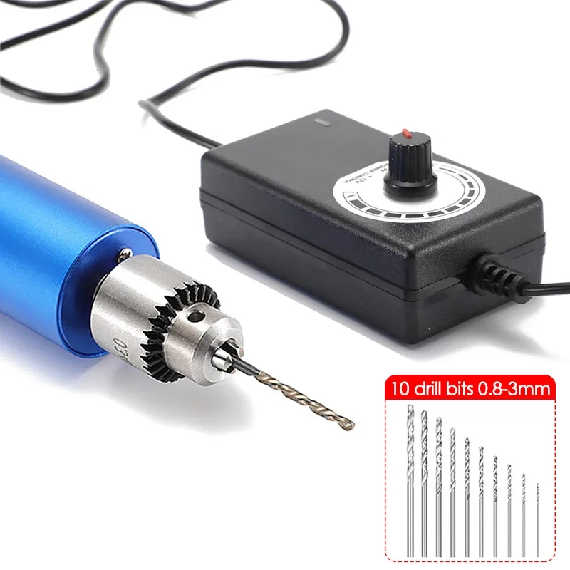 Electric-Mini-Hand-Drill-Rotary-Tool-385-Motor-Variable-Speed-Mini ...