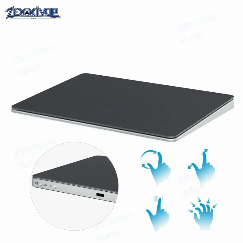 Zexxivop-Bluetooth-Touchpad-Black-Multi-function-gestures-Trackpad ...
