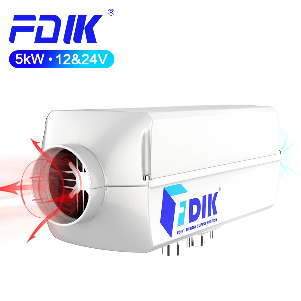FDIK-Parking-Heater-5KW-12V-24V-Car-Heater-Air-Diesels-Heater-Aluminum ...