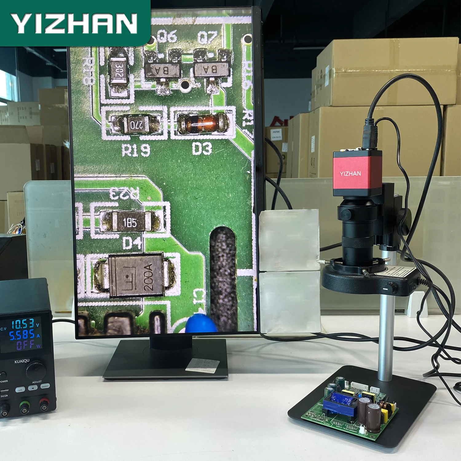 1080P-HDMI-VGA-Digital-Electronic-Microscope-Camera-60Fps-Industrial ...